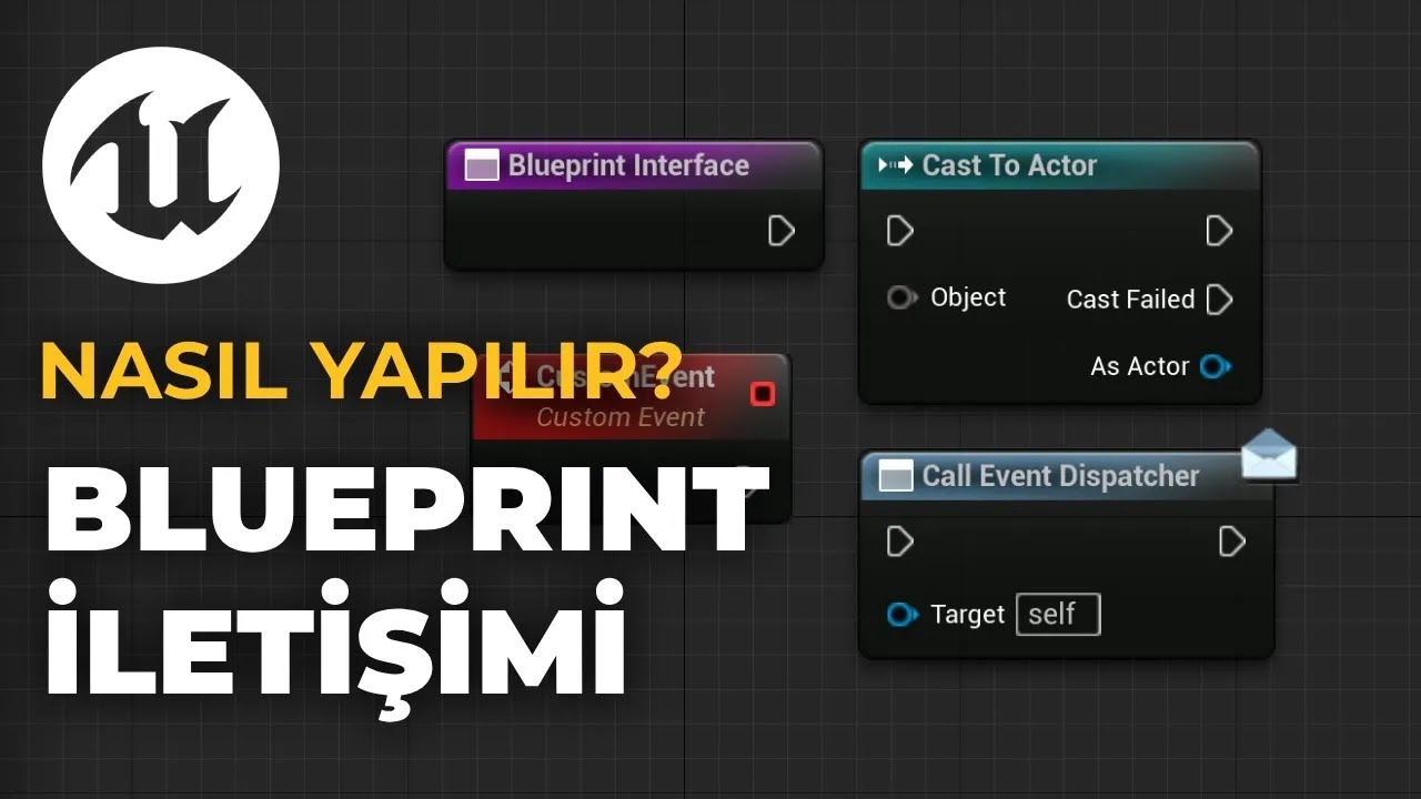 Blueprint İletişimi | Unreal Engine 5 ile nasıl yapılır? - YouTube