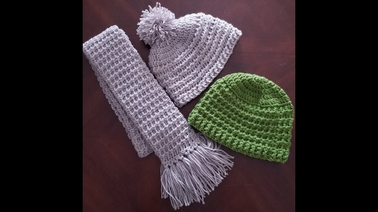 Little Boxes Crochet Hat Pattern by YarnWars - YouTube