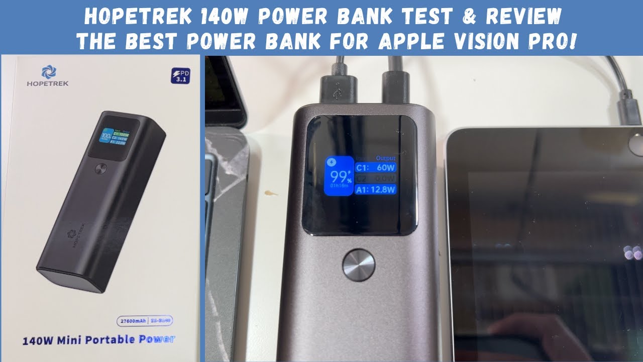 HOPETREK 140W Power Bank Test & Review: The Best Power Bank For Apple ...