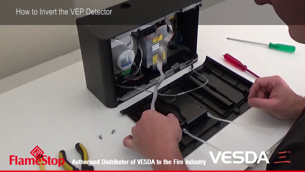 VESDA-E VEP / VEU - How to invert the VEP detector - YouTube