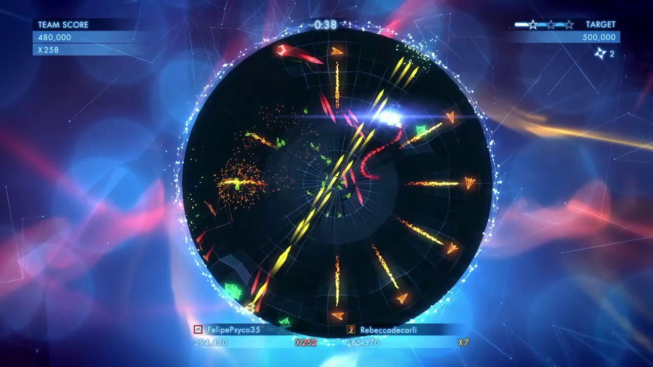 Geometry Wars 3: Dimensions - 1. Chaos (Co-op/3 Stars/Solo) - YouTube