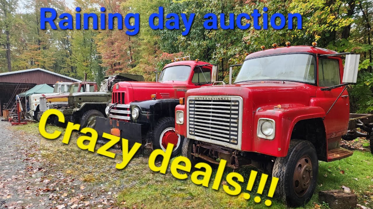 Super Cheap old trucks at this auction! - YouTube