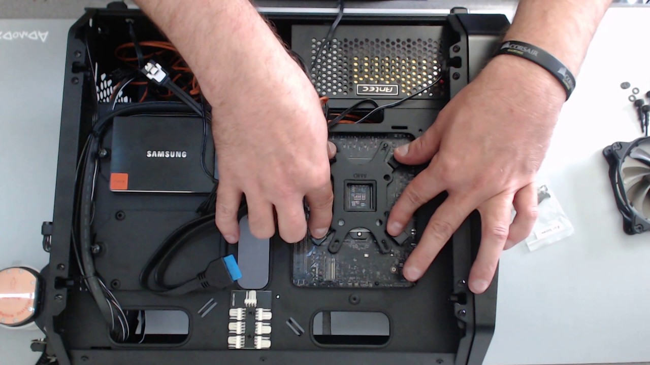 Antec Mercury AIO CPU Watercooler Install Guide - YouTube