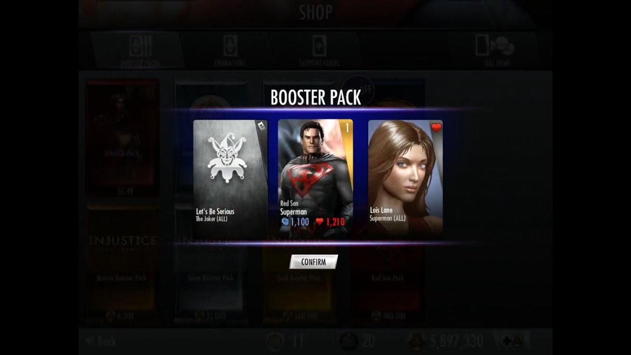 10M Injustice Gold Pack Opening 100+ packs opened - Almost every gold ...