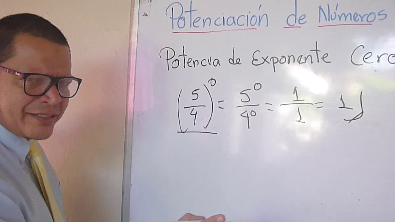 Potencia de Exponente Cero - YouTube
