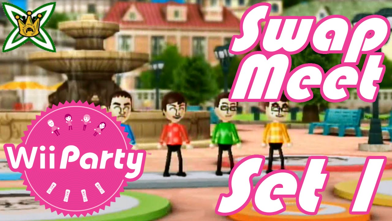 MII EXCHANGE! - Wii Party: Swap Meet Set 1 - YouTube