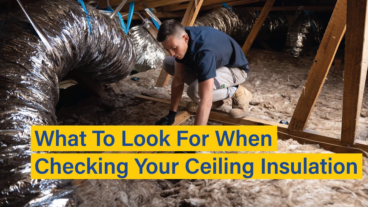 Quick Guide for Checking Your Ceiling Insulation - YouTube