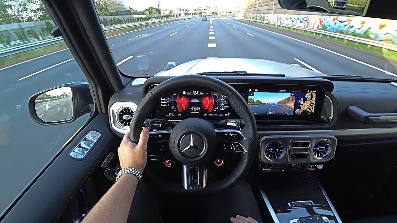 THE NEW MERCEDES AMG G63 G CLASS 2025 TEST DRIVE - YouTube
