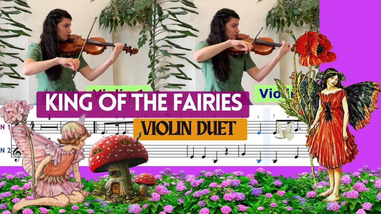 "King of the Fairies" Violin Duet | with sheet music - YouTube