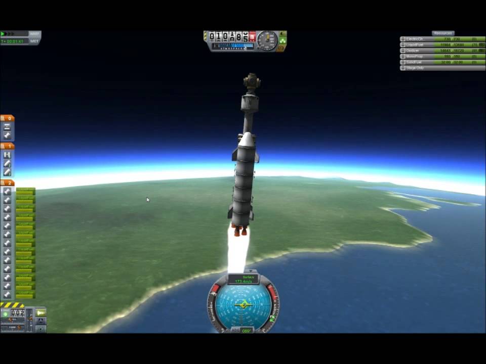 Spinning rocket - YouTube