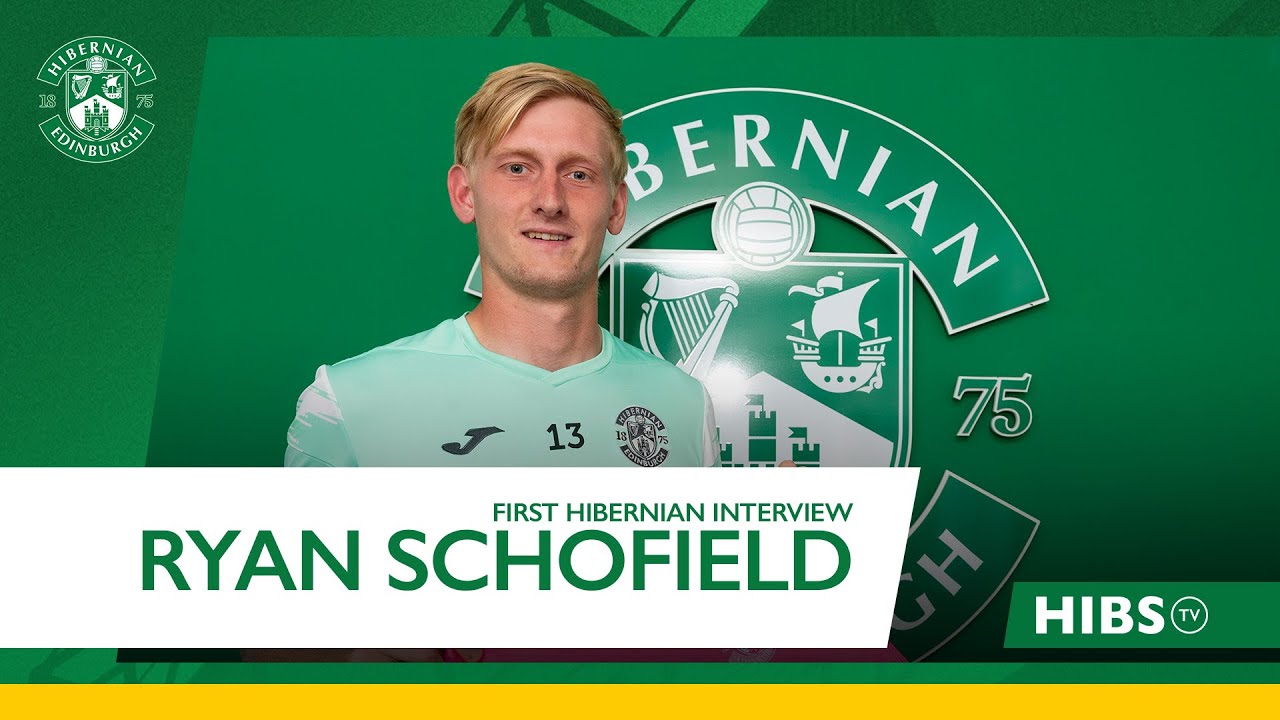 Ryan Schofield's First Hibs TV Interview! | Hibernian FC - YouTube