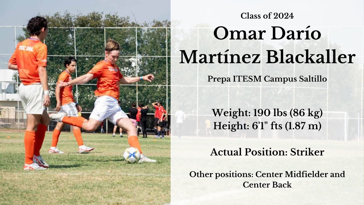 Omar Martinez - Class 2024 - Soccer Highlights - YouTube