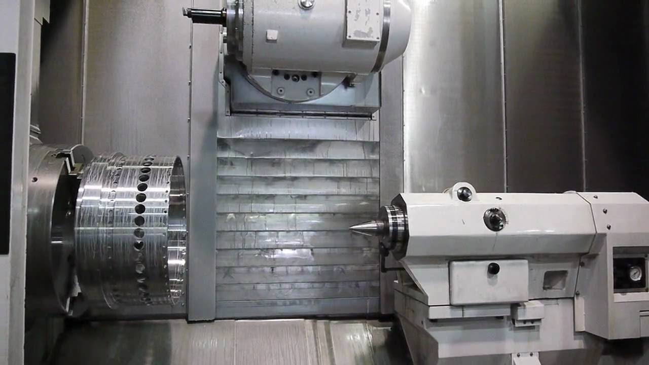 CNC MILL TURN MAZAK INTEGREX i-200H ST CUTTINGS MACHINING - YouTube