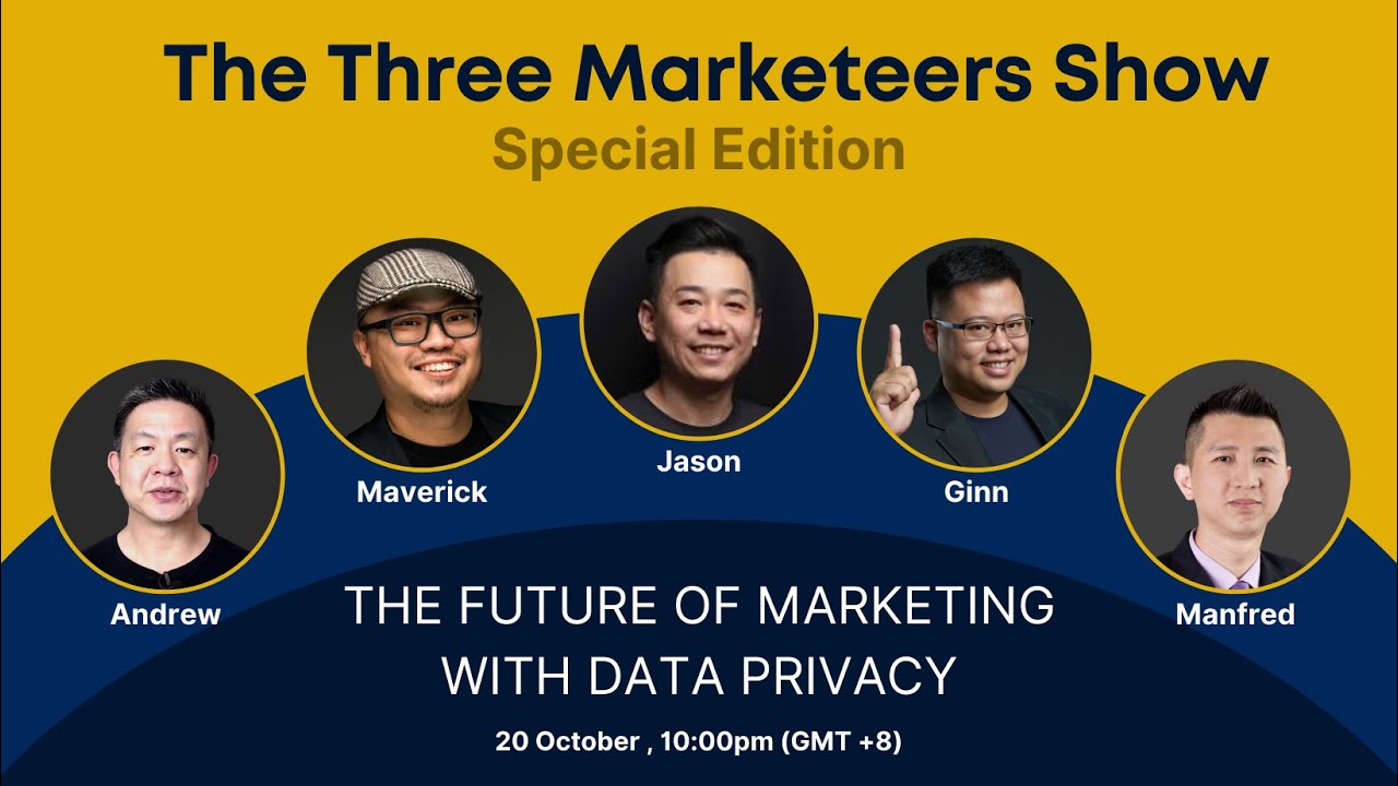 The Three Marketeers Show | Ep 57 | The Future of Marketing with Data Privacy - YouTube