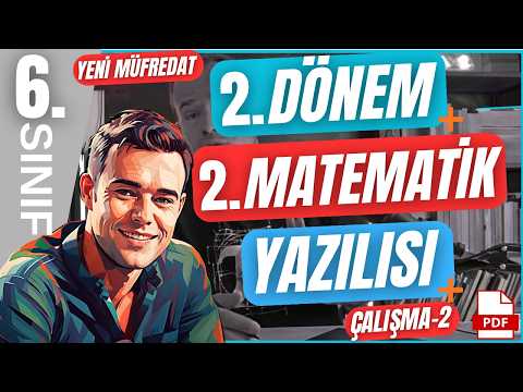 6.Sınıf Matematik | 2.Dönem 2.Yazılı #6sınıfmatematik #yenimüfredat #matematikyazılı
