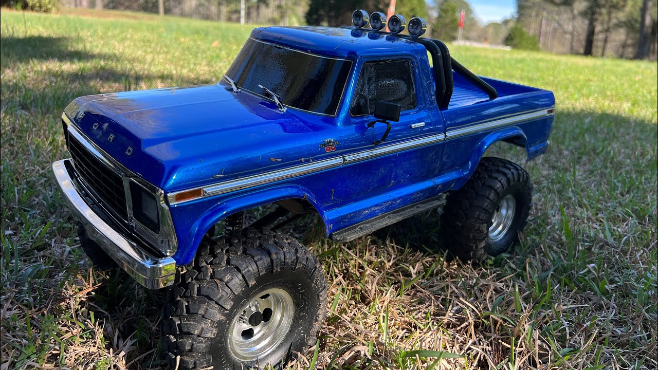Running My New Traxxas TRX4 Ranger F150 on 3S - YouTube