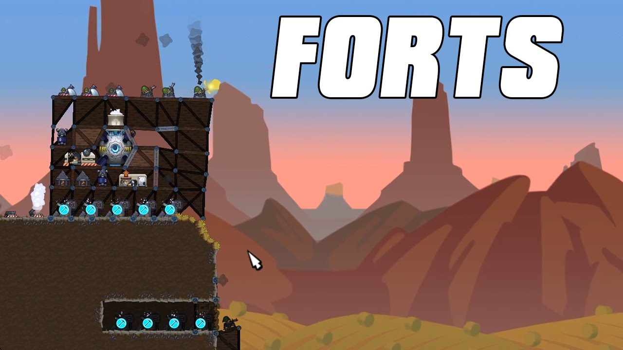FORTS Multiplayer 3v3 - A tale of Mortars and Machine Guns - YouTube