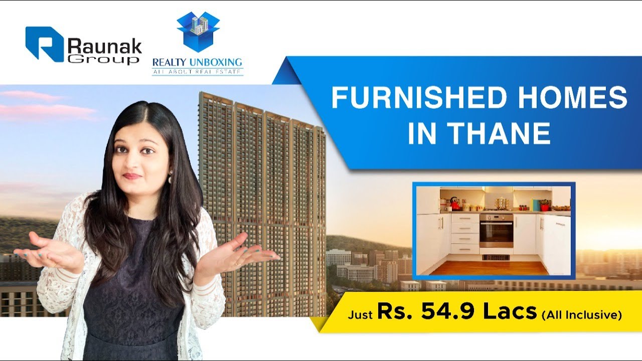 Furnished 1 BHK in Just 54.9 Lacs in Thane | Raunak 108 Thane | Project ...