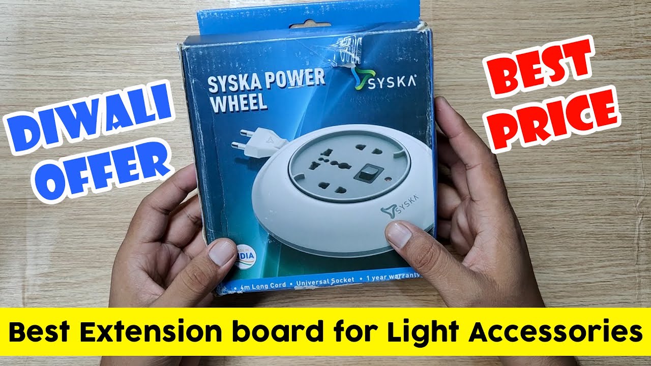 Perfect Extension Board for Home/Office use | Syska Power wheel | Rs ...
