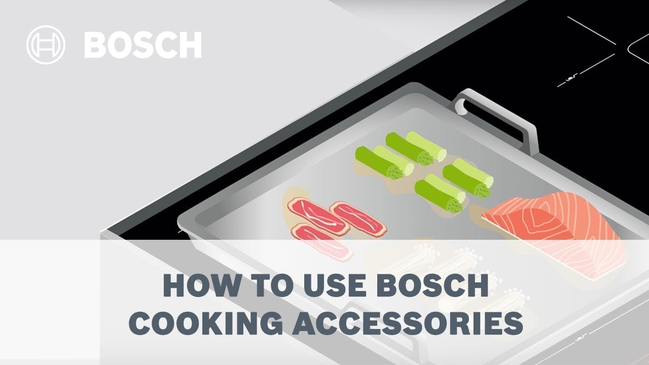 How to use Bosch cooking accessories - YouTube
