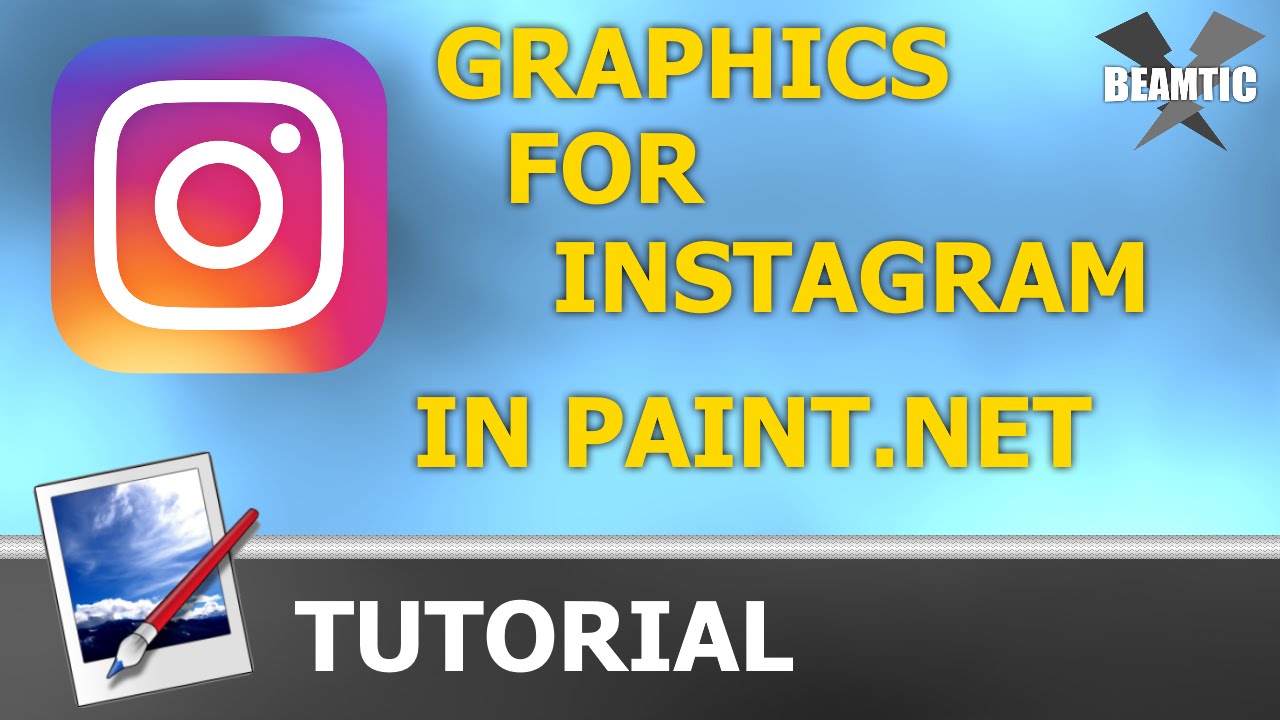 Making graphics and choosing image dimensions for Instagram in Paint ...