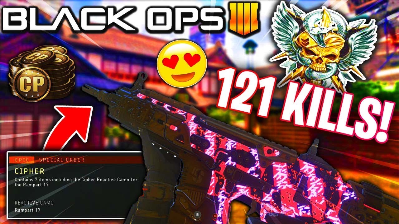 SPECIAL ORDER NUCLEAR... NEW RAMPART CIPHER REACTIVE CAMO UNLOCK on ...