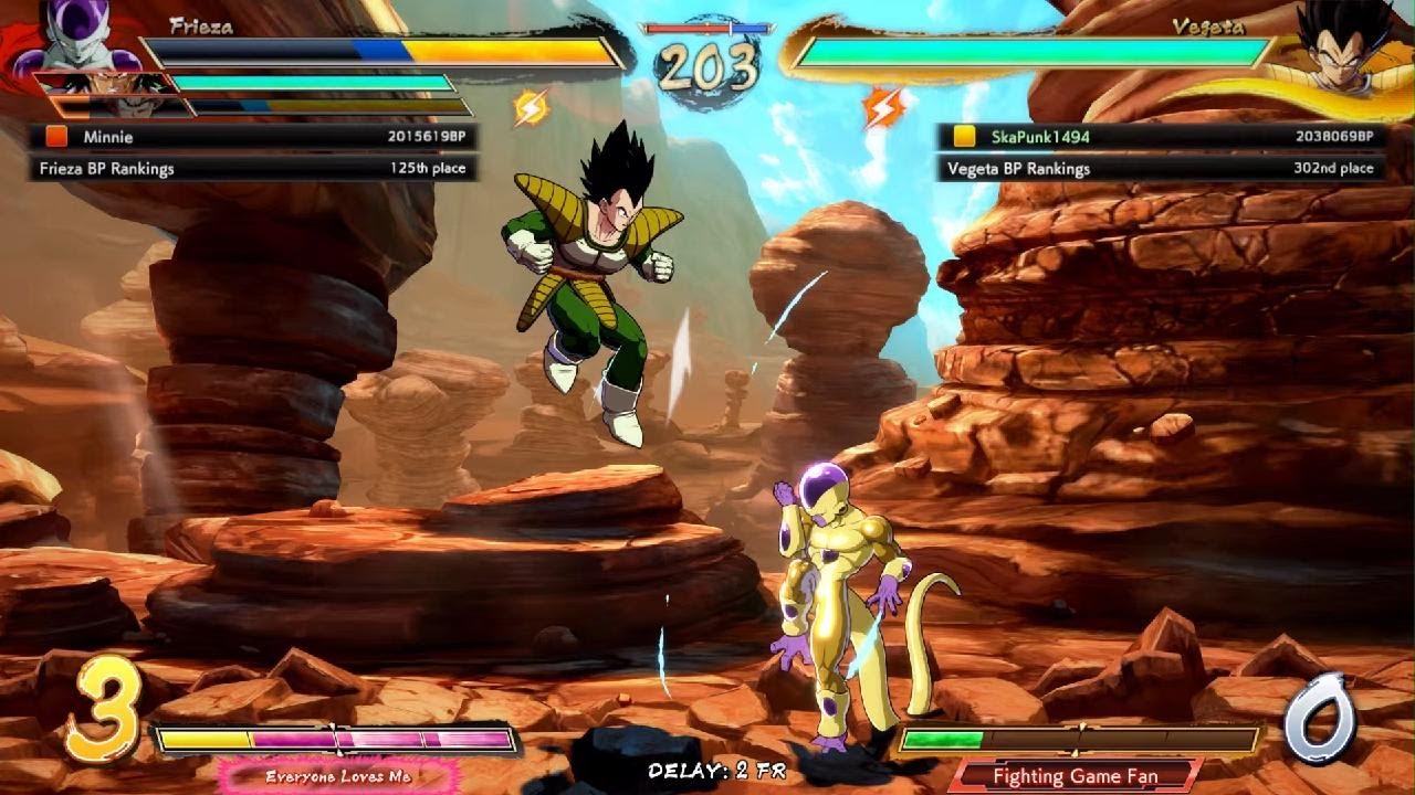 Base Vegeta 1v3 comeback DRAGON BALL FighterZ - YouTube