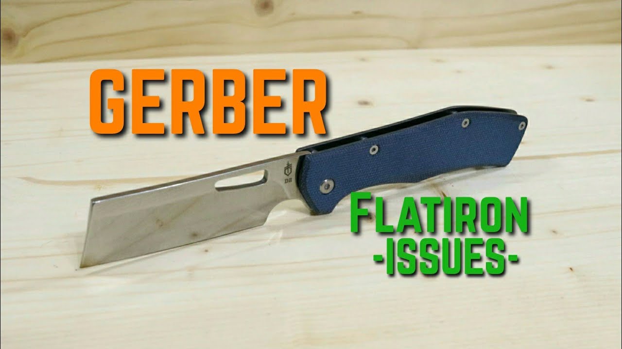 ISSUES I Have With The Gerber Flatiron! Frustrating!!! - YouTube