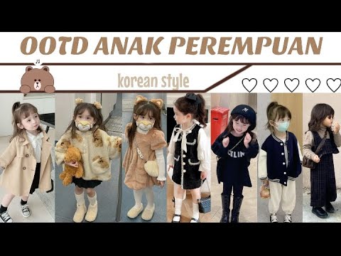 Inspirasi ootd anak perempuan korean style/ootd keren anak perempuan ...