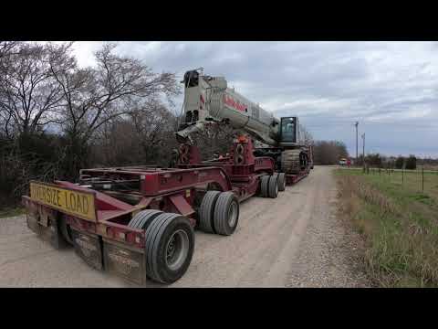 Linkbelt TCC 1400 setting up for first job - YouTube