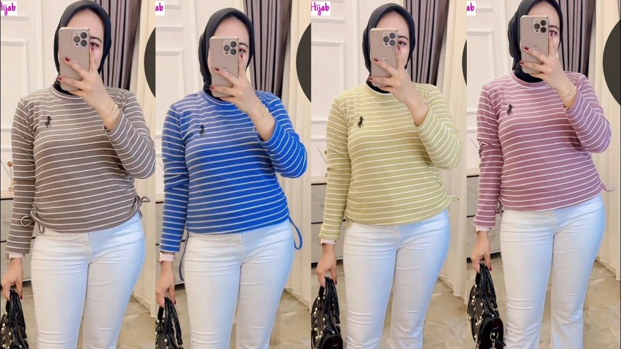 Baju atasan blouse dan long tunik model terpopuler - YouTube