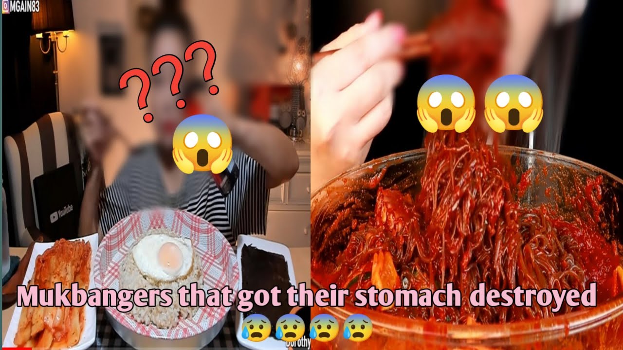 These mukbangers probably got their stomach destroyed 😰😰😰😰 - YouTube