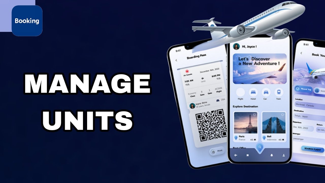 How To Manage Units On Booking App | Step By Step - YouTube