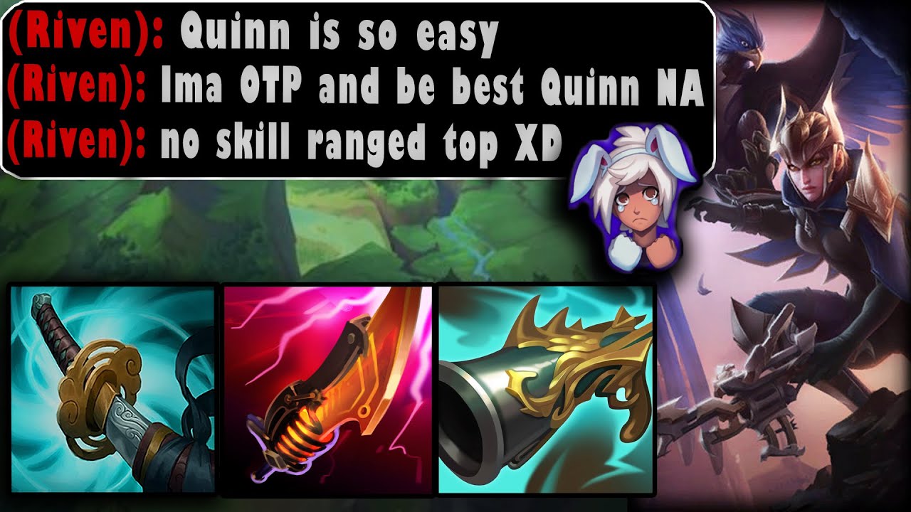 Rank 1 Quinn CLAPS Riven Main SO HARD That She Becomes Converted XD (EZ ...