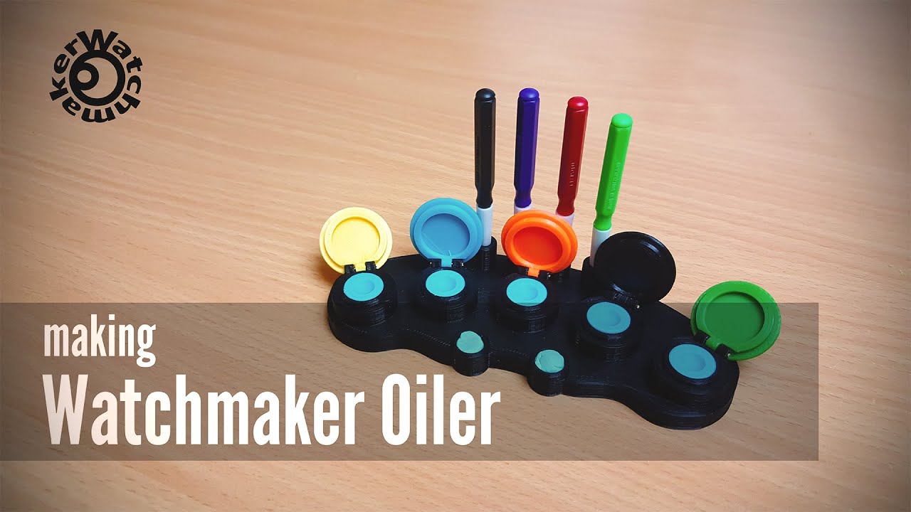 Making Watchmaker Oiler (3D Printed parts, assembly tutorial) - YouTube