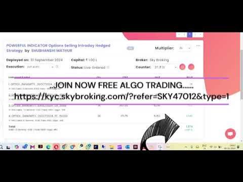 POWERFUL INDICATOR ALGO TRADING.| FREE ALGO | OPTION BUYING | LOSS ...