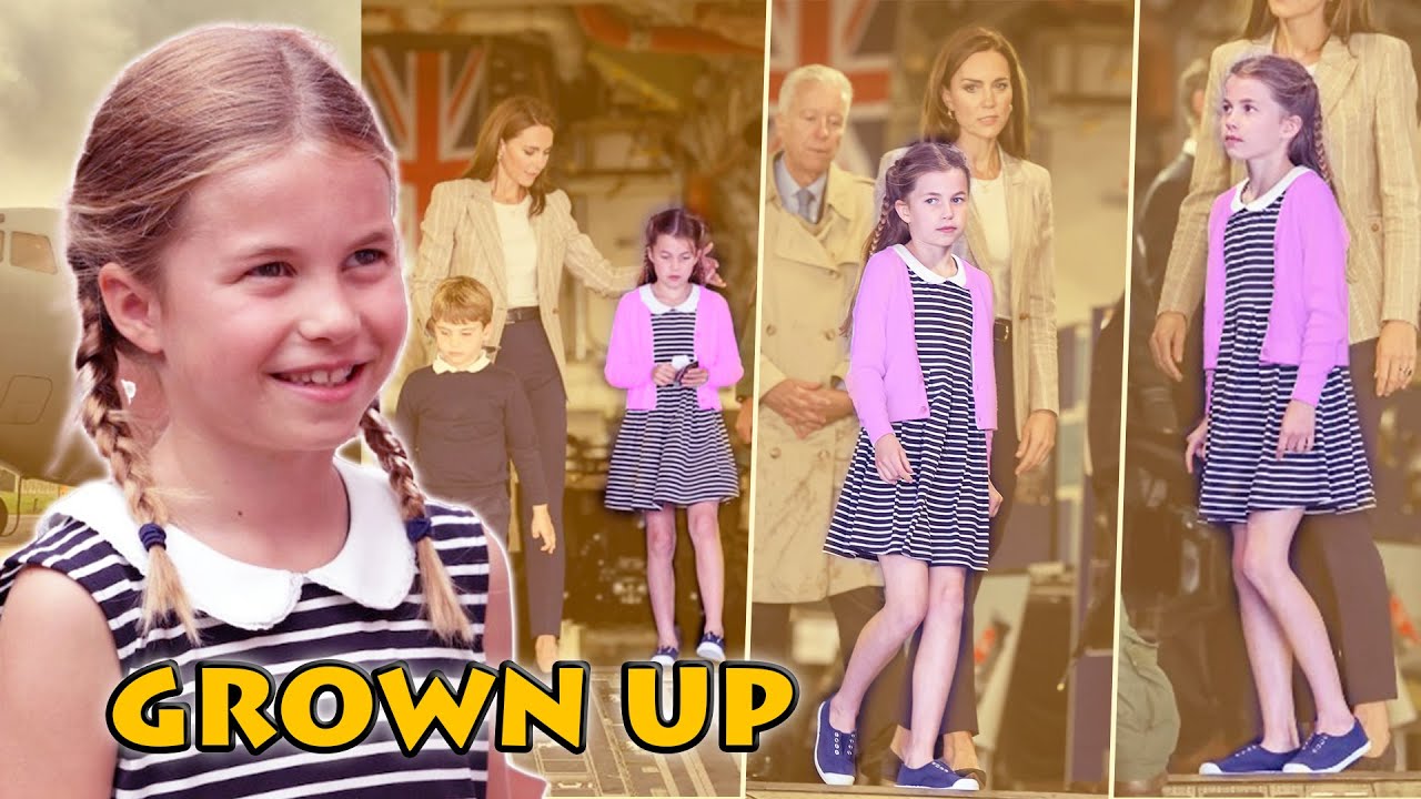 Princess Charlotte Looks Remarkably Grown Up in Adorable Dress on A ...