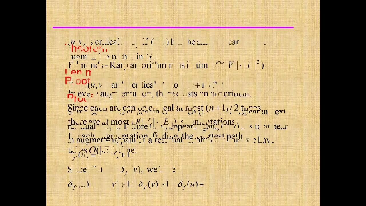 EDMONDS-KARP ALGORITHM - YouTube