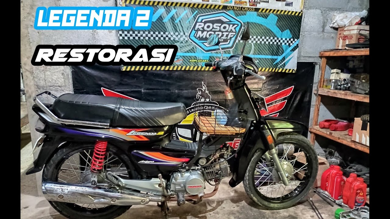 Hasil Restorasi ASTREA LEGENDA 2 #astreamodifikasi - YouTube