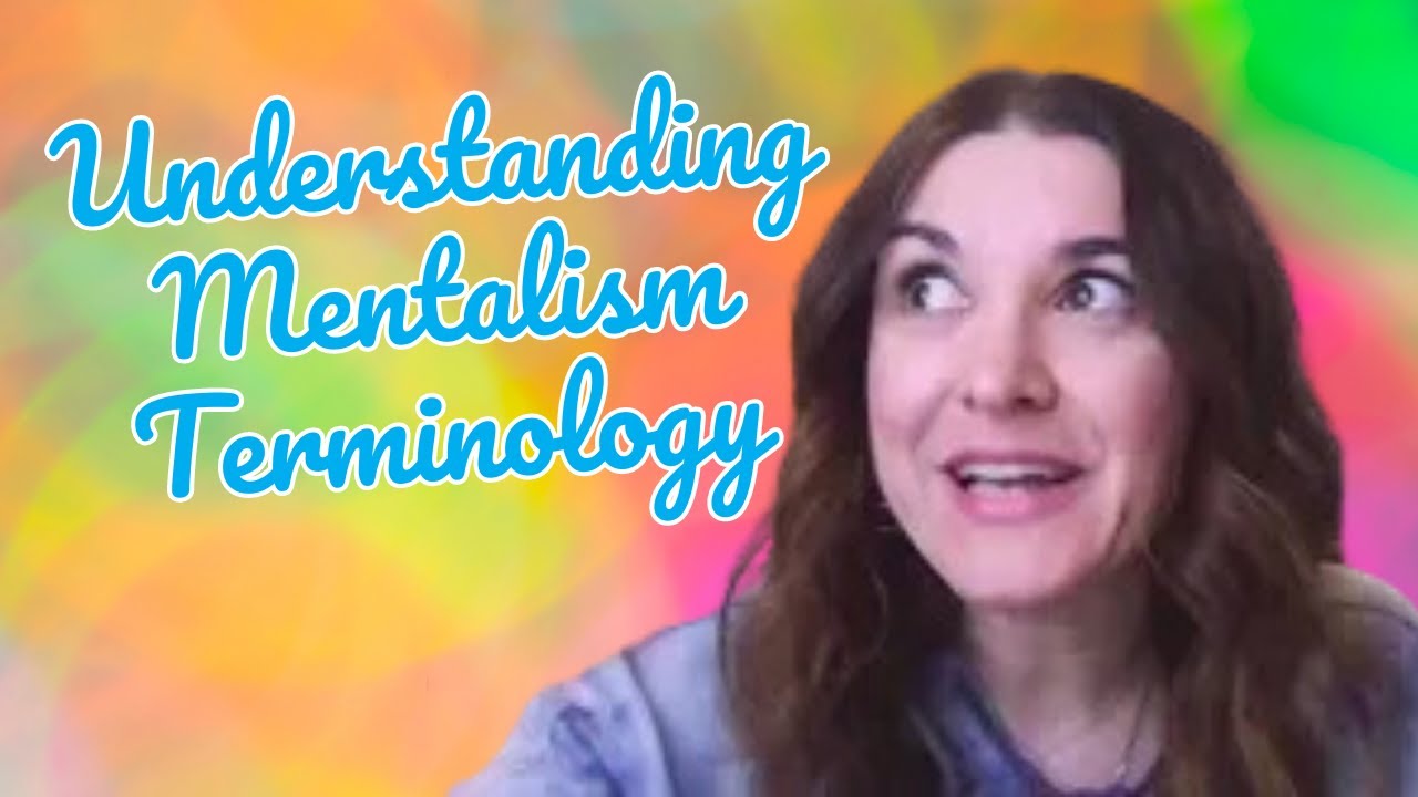 Understanding #Mentalism Terminology (A-5) - YouTube
