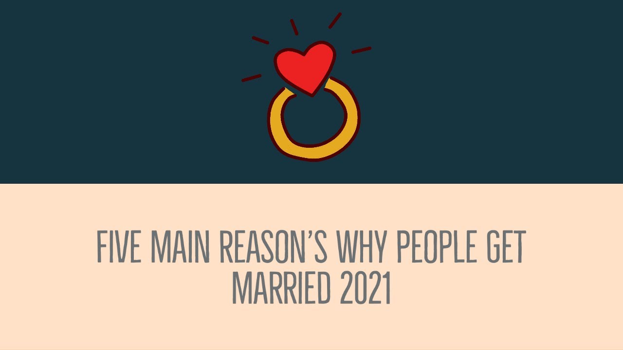 5 Main Reason's Why People Get Married 2021 - YouTube