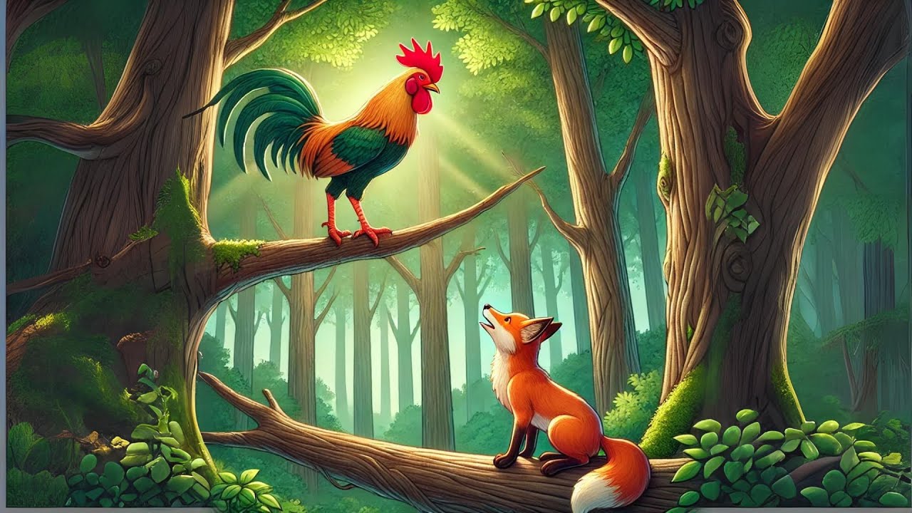 The Wise Rooster: A Lesson in Vigilance Amidst a Forest Full of Traps | Bedtime Stories for Kids ...