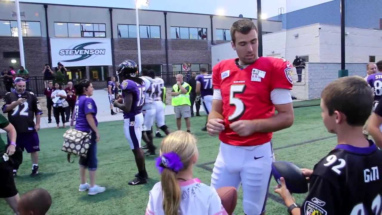 Baltimore Ravens Practice at Stevenson University - YouTube