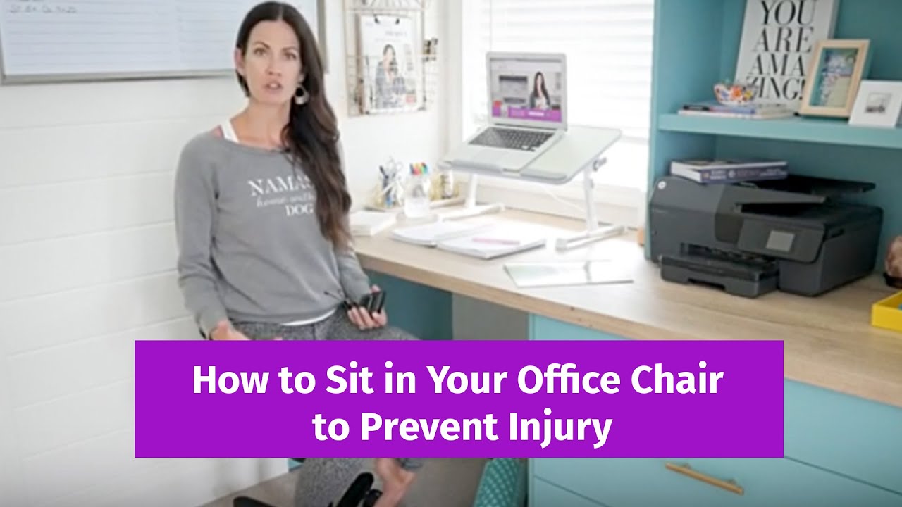 How to Sit in Your Office Chair to Prevent Injury + My Review of The ...