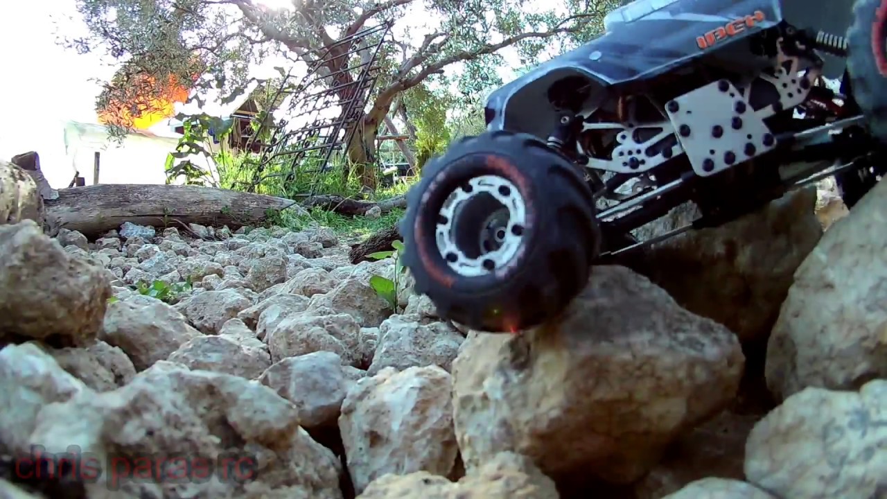 1/24 RC Rock Crawler HBX Devastator 4 Way Steering 1st run (FTX IBEX ...