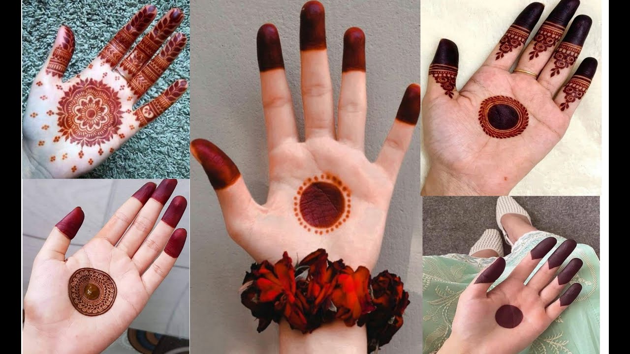 Tikki mehndi design | Front hand design | stylish design | simple ...