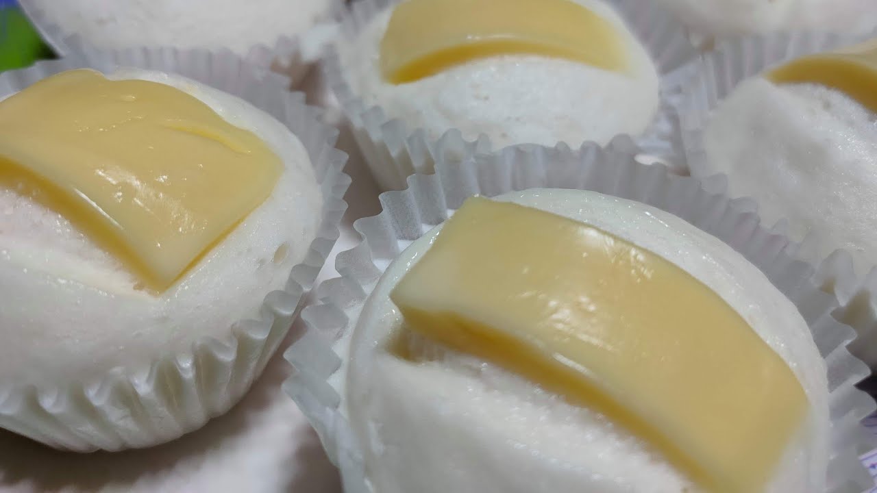 Cheesy puto cake/ puto cake - YouTube