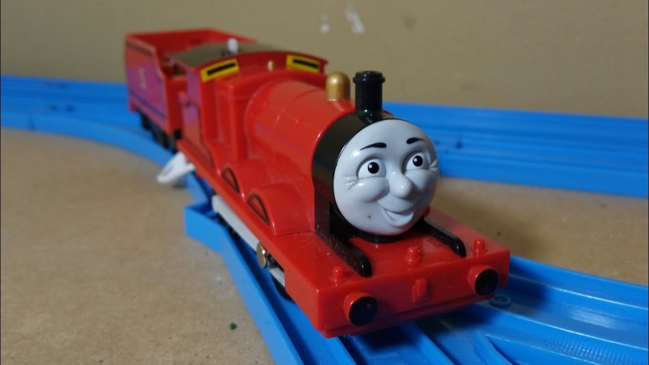 Rare Trackmaster James Works it Out Unboxing! - YouTube