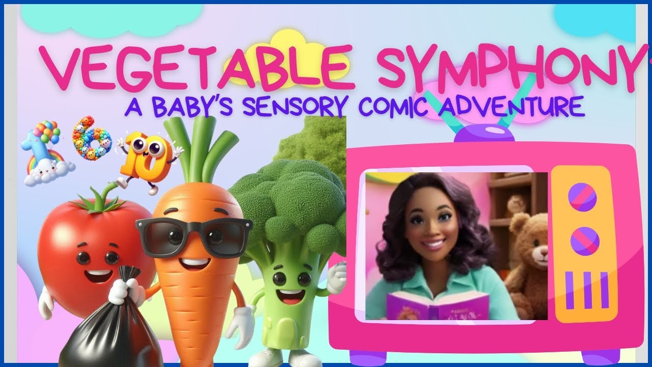 Vegetable Symphony: A Baby's Sensory Comic Adventure - YouTube