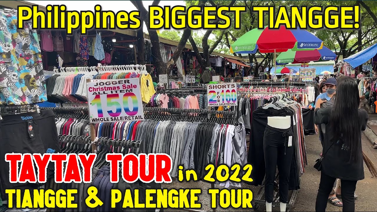 TAYTAY TIANGGE & PALENGKE TOUR in 2022 | Morning Walk at the BIGGEST ...